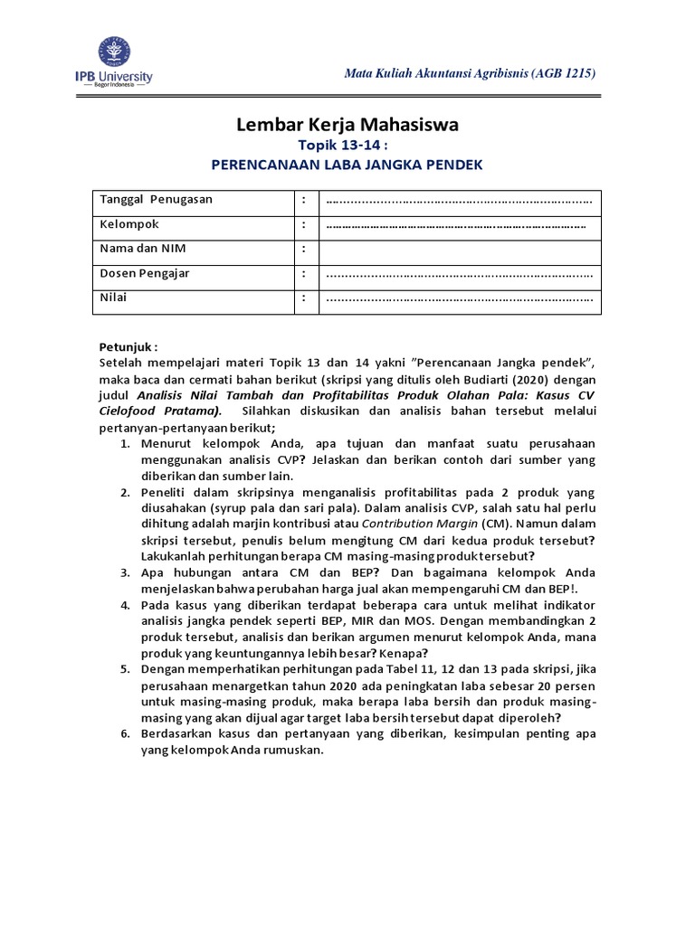 LKM AKA - MG 14 Perkuliahan | PDF
