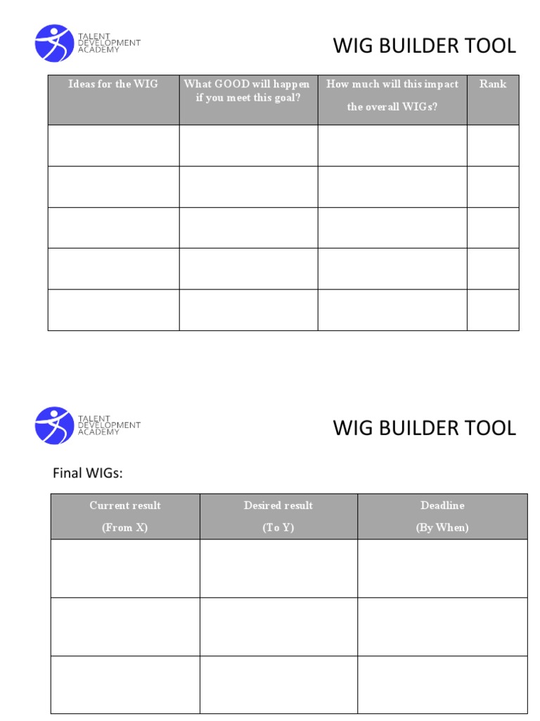 Wig Builder Tool | PDF
