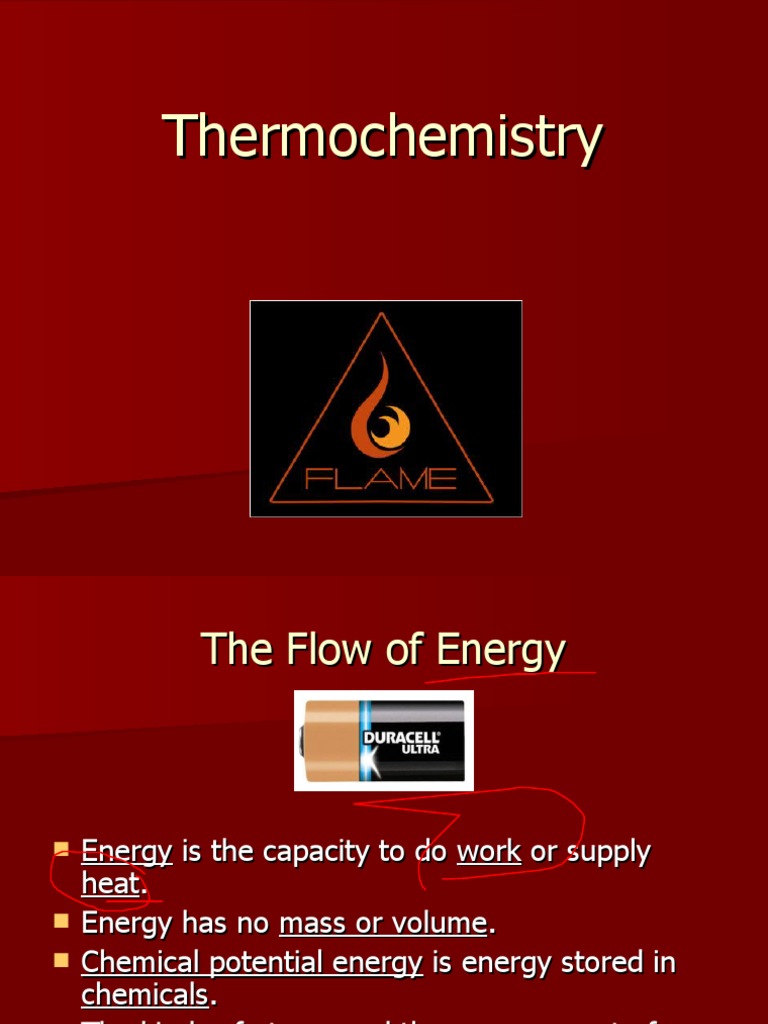 Thermochemistry PowerPoint | Download Free PDF | Calorie | Heat