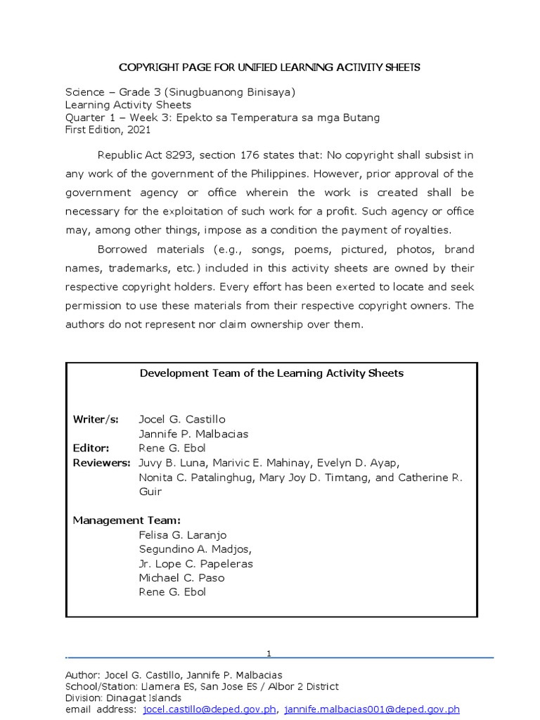 S3 - Q1 - Week 3 (Binisaya) | PDF