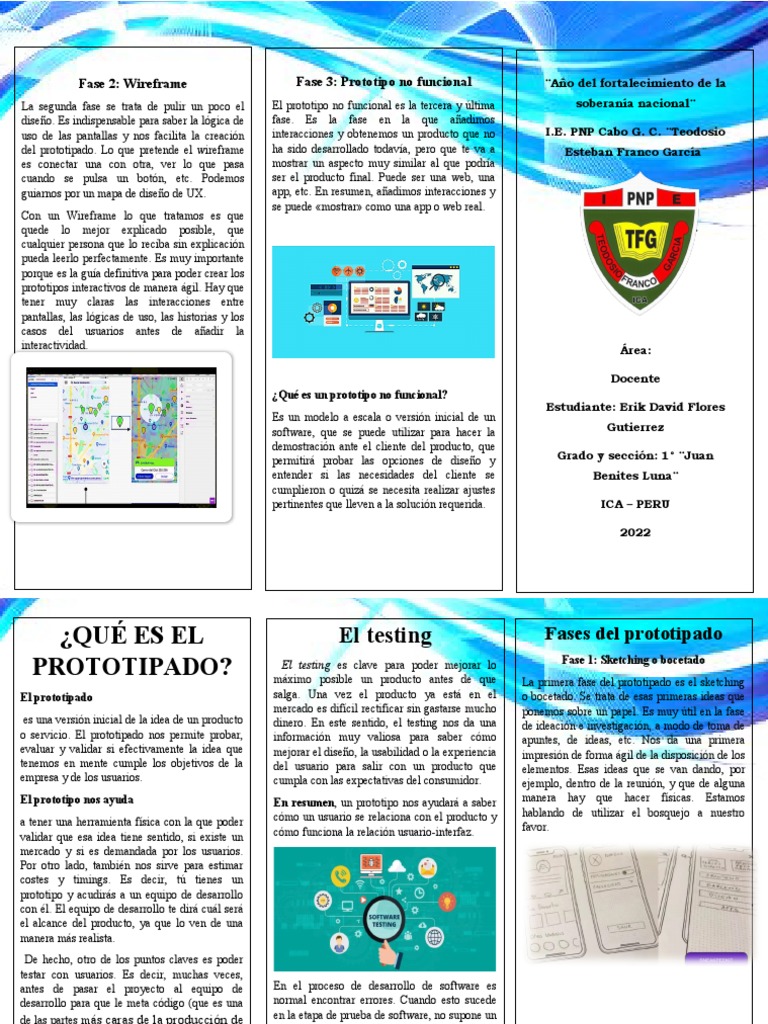 Triptico DPCC | PDF | Pruebas de software | Software
