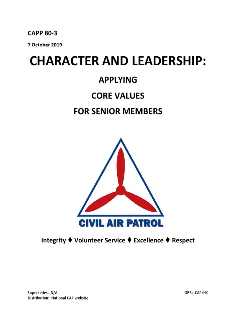 Capp 80-3 Applying Core Values Seniors | PDF | Decision Making | Civil ...