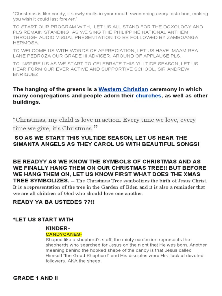 Hanging of The Greens Script | Download Free PDF | Biblical Magi ...