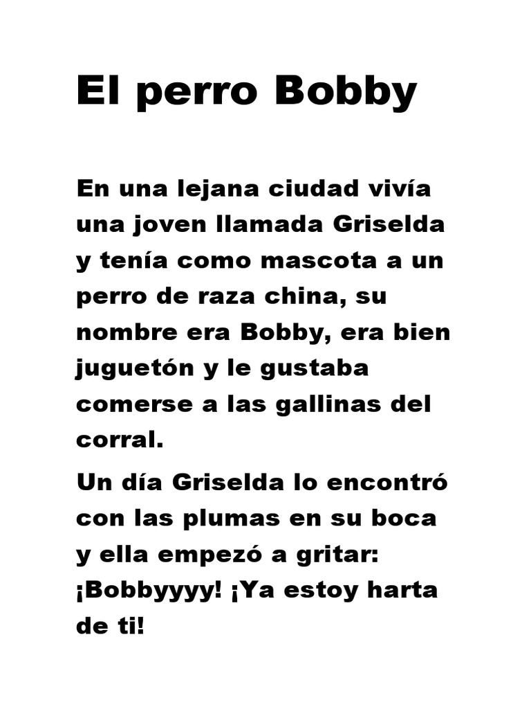 El Perro Bobby | PDF