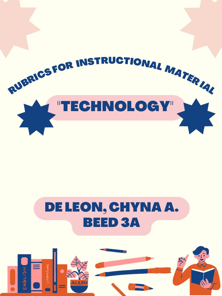 (Rubrics) Technology Based-Instructional Material | PDF | Grammar | Writing