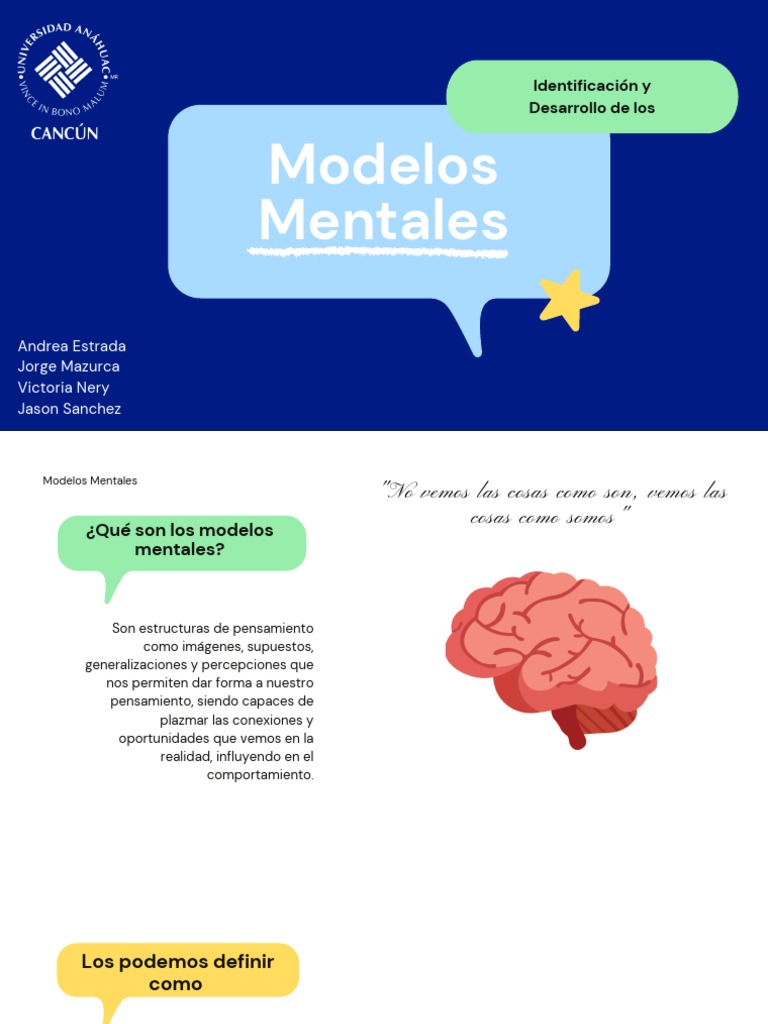 Modelos Mentales | PDF | Pensamiento | Mente