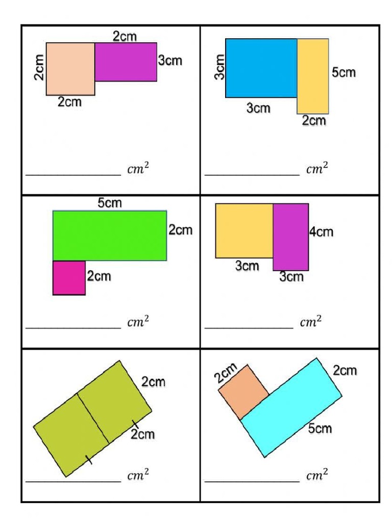 Area of Shape Year 5 | PDF