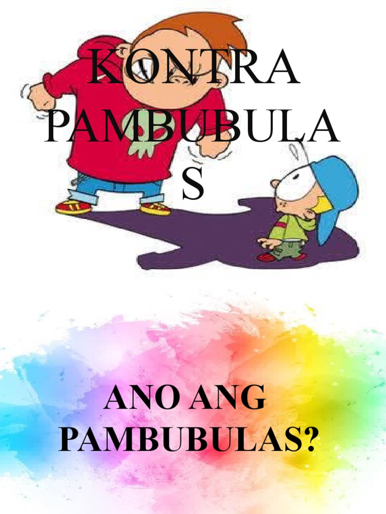 Kontra Pambubulas | PDF
