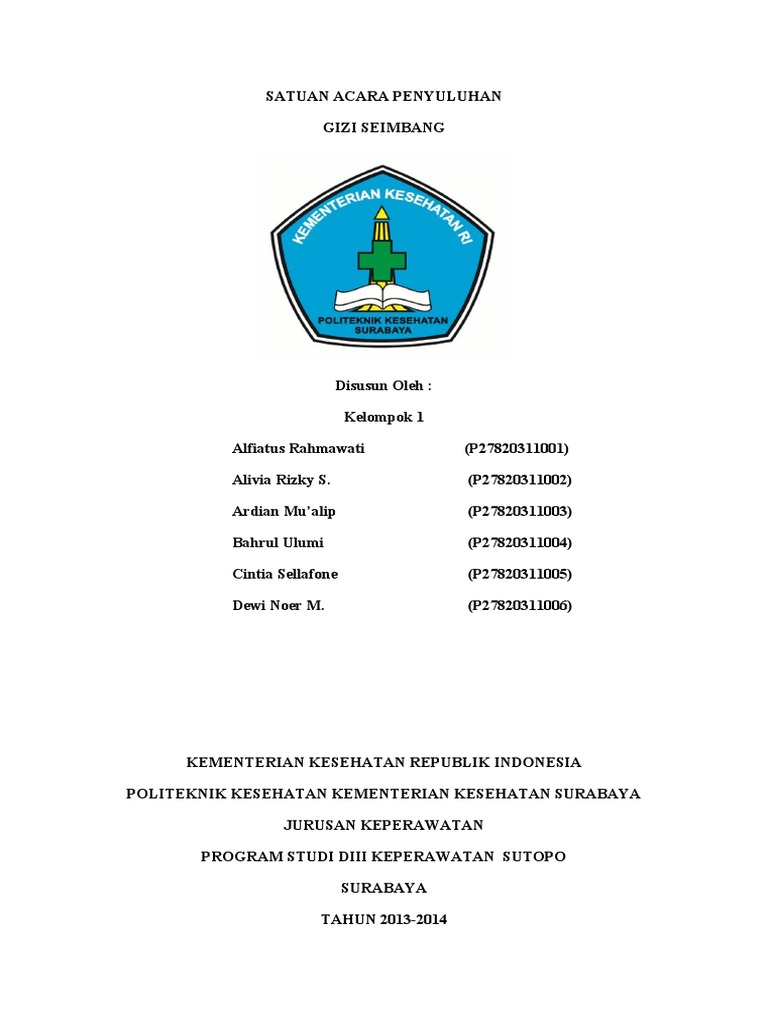 Satuan Acara Penyuluhan DM RT 4 | PDF | Pengembangan Diri | Sains & Matematika
