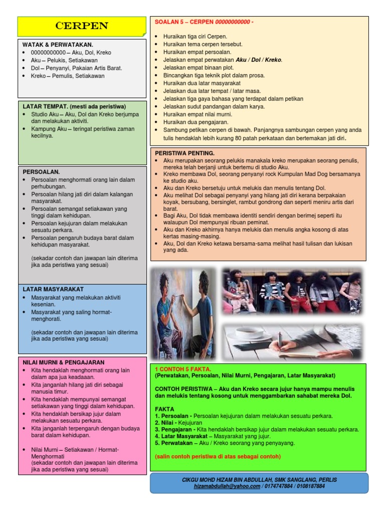 Toyol Cerpen 2020 | PDF