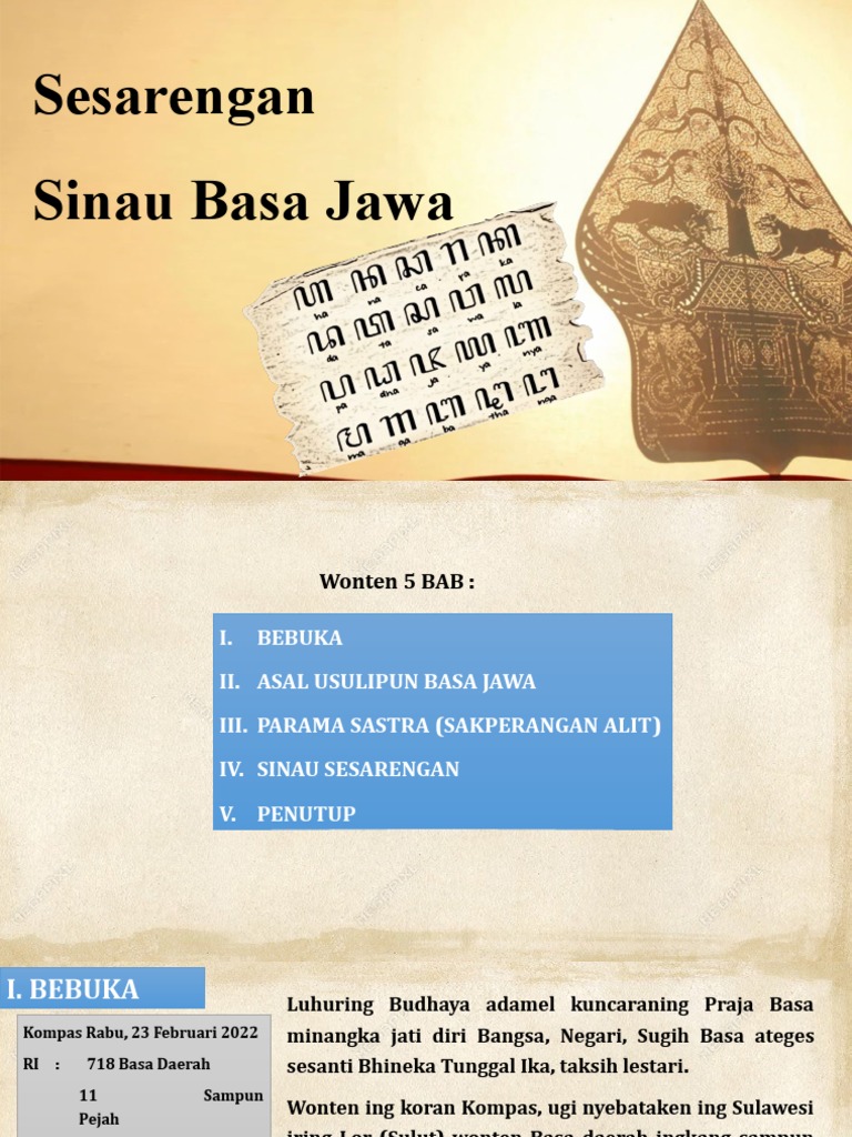 Sesarengan Sinau Basa Jawa | PDF