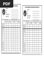 Form Hasil Pemantauan Jentik Oleh Koordinator Jumantik | PDF