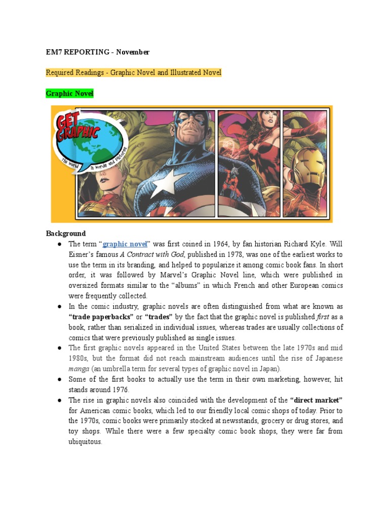 Em 7 Report | PDF | Nonverbal Communication | Comic Book