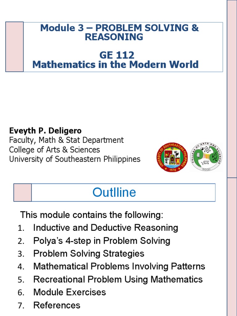 Problem Solving Reasoning | PDF | Inductive Reasoning | Reason