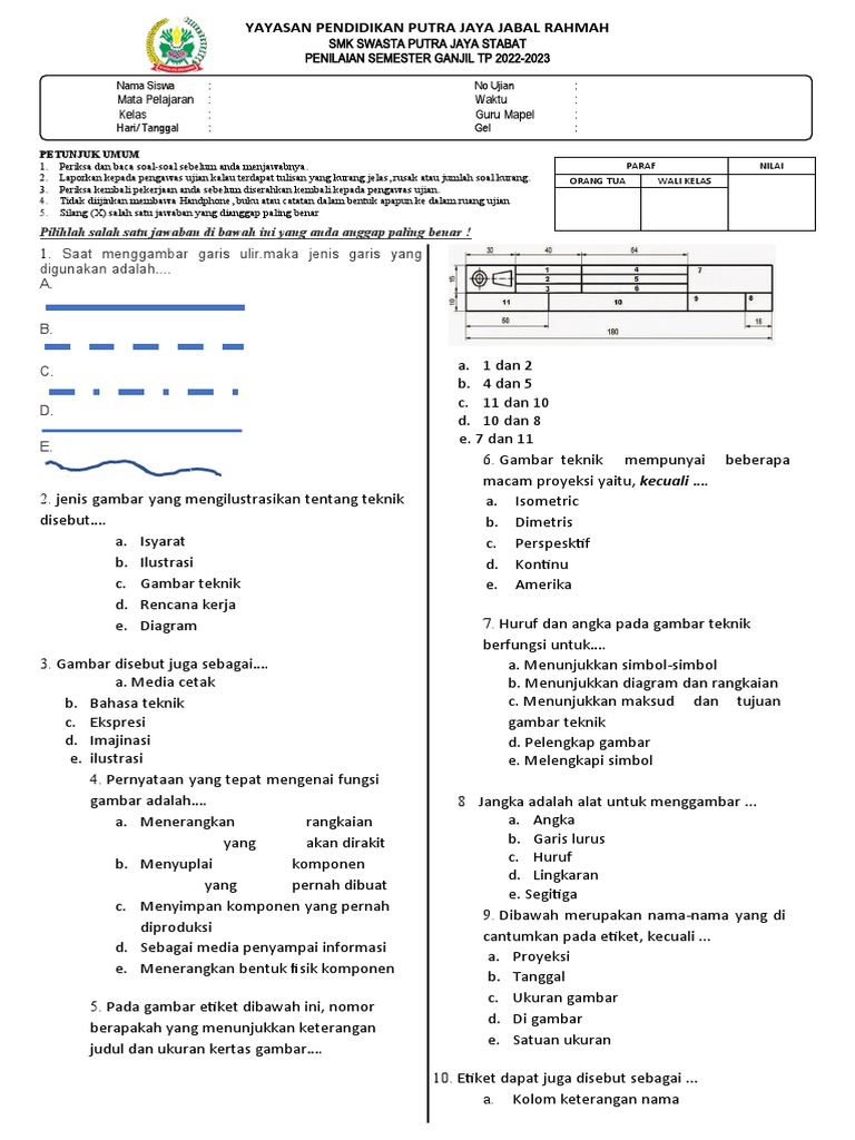 Soal GTM Kelas 10 | PDF