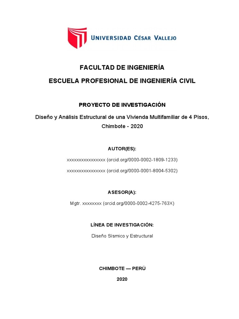 PROYECTO DE INVESTIGACIÓN Modelo | PDF | Viga (Estructura) | Diseño