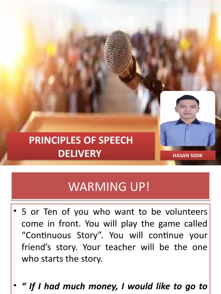 Principles of Speech | PDF | Seven Deadly Sins | Body Language