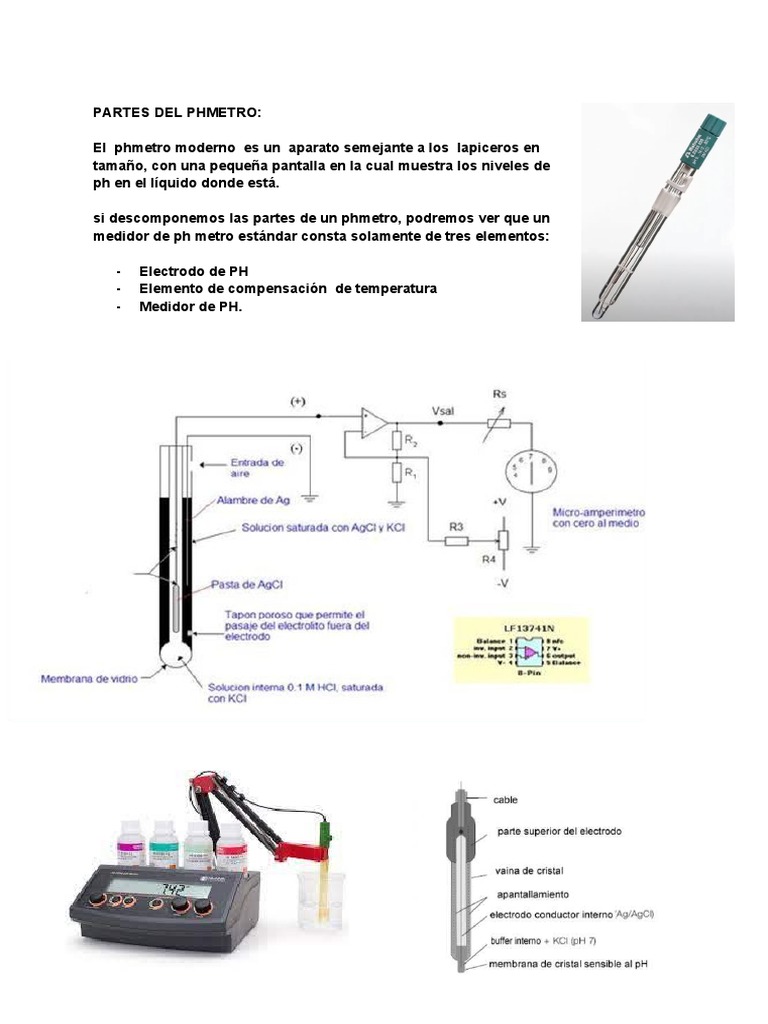 Partes Del Phmetro | PDF | Hogar, jardinería y bricolaje