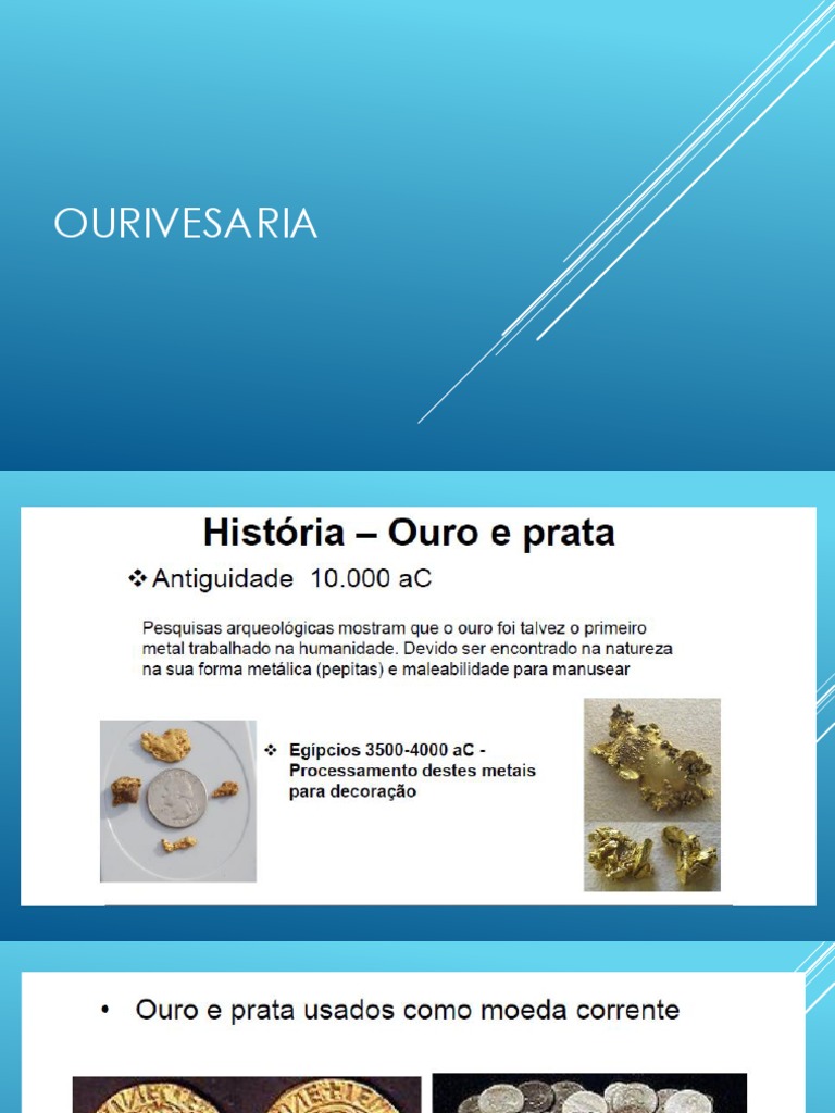 Ourivesaria | PDF | Ouro | Prata