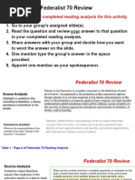 Federalist 70 Summary | PDF