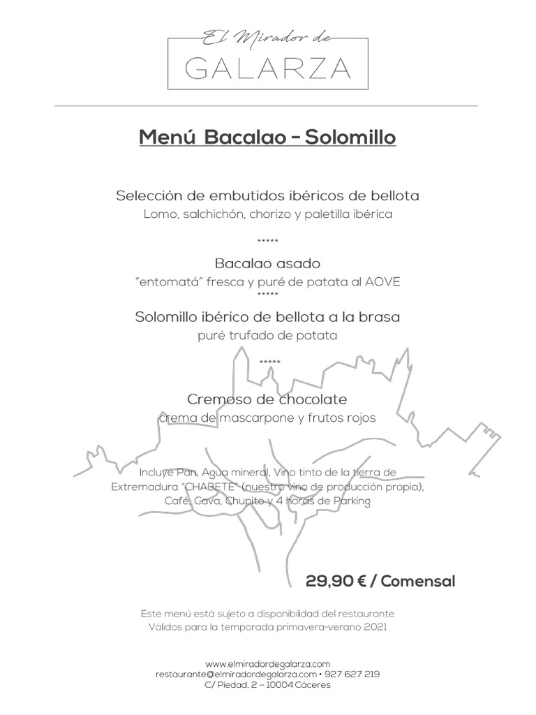 03 Menú Bacalao-Solomillo 29,90 | PDF