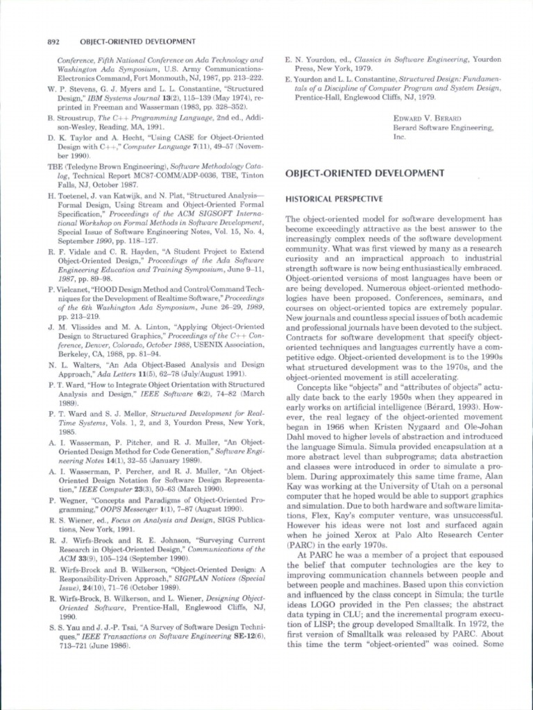 Object Oriented Development Pdf Object Oriented Programming Inheritance Object Oriented