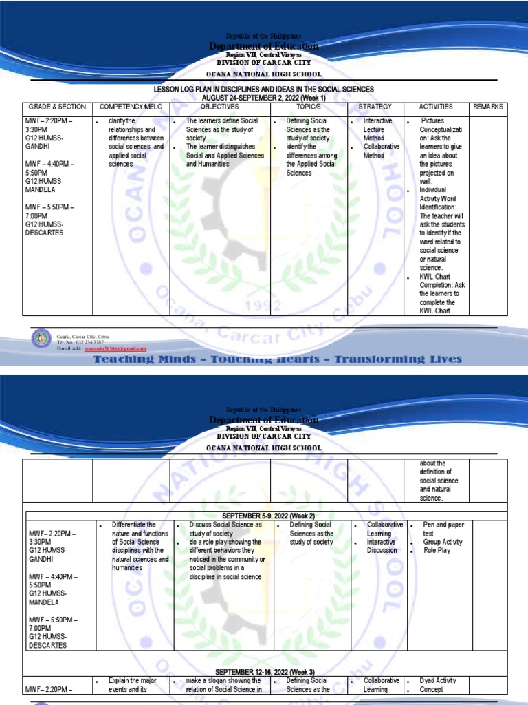 Diss DLP Week 1-4 | PDF | Science | Social Sciences