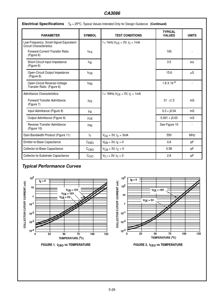 CA3086-3 | PDF | Electronic Circuits | Computer Engineering