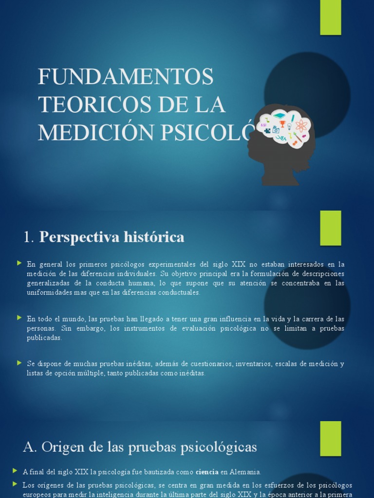 Fundamentos Teoricos de La MediciÓn PsicolÓgica | PDF | Sicología ...