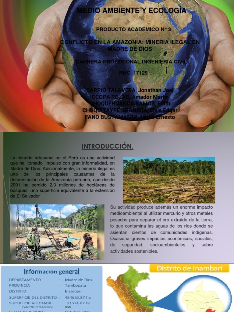 Producto Academico 3 Medio Ambiente y Ecologia | PDF | Minería ...