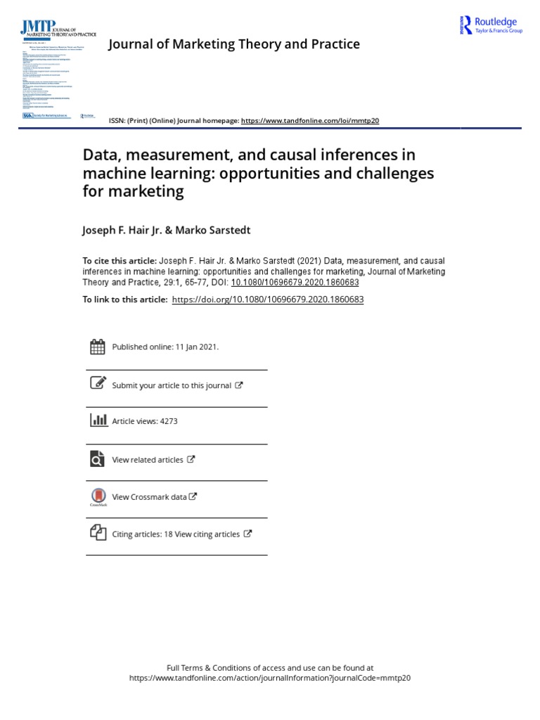 03data Measurement and Causal Inferences in Machine Learning Opportunities and Challenges For ...