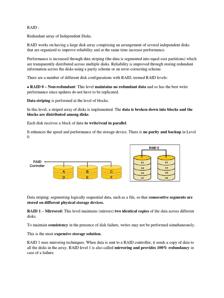 Raid Pdf Hard Disk Drive Error Detection And Correction