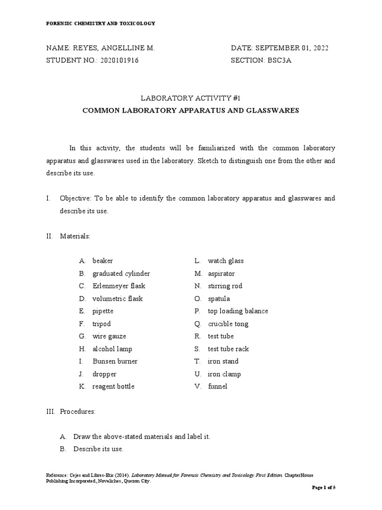 Common Laboratory Apparatus Overview | PDF | Glasses | Liquids