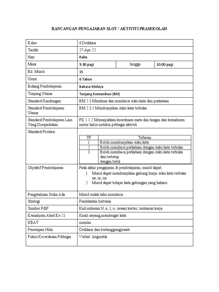 RPS - BM Week 3 Rabu | PDF