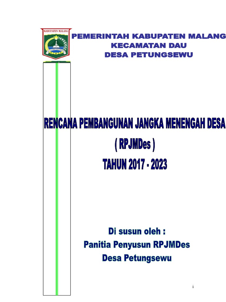 RPJM Desa Petungsewu 2017 | PDF