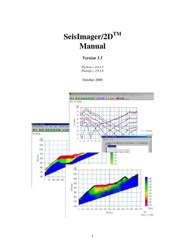 SeisImager/2DTM User Manual | PDF | Software Development | System Software