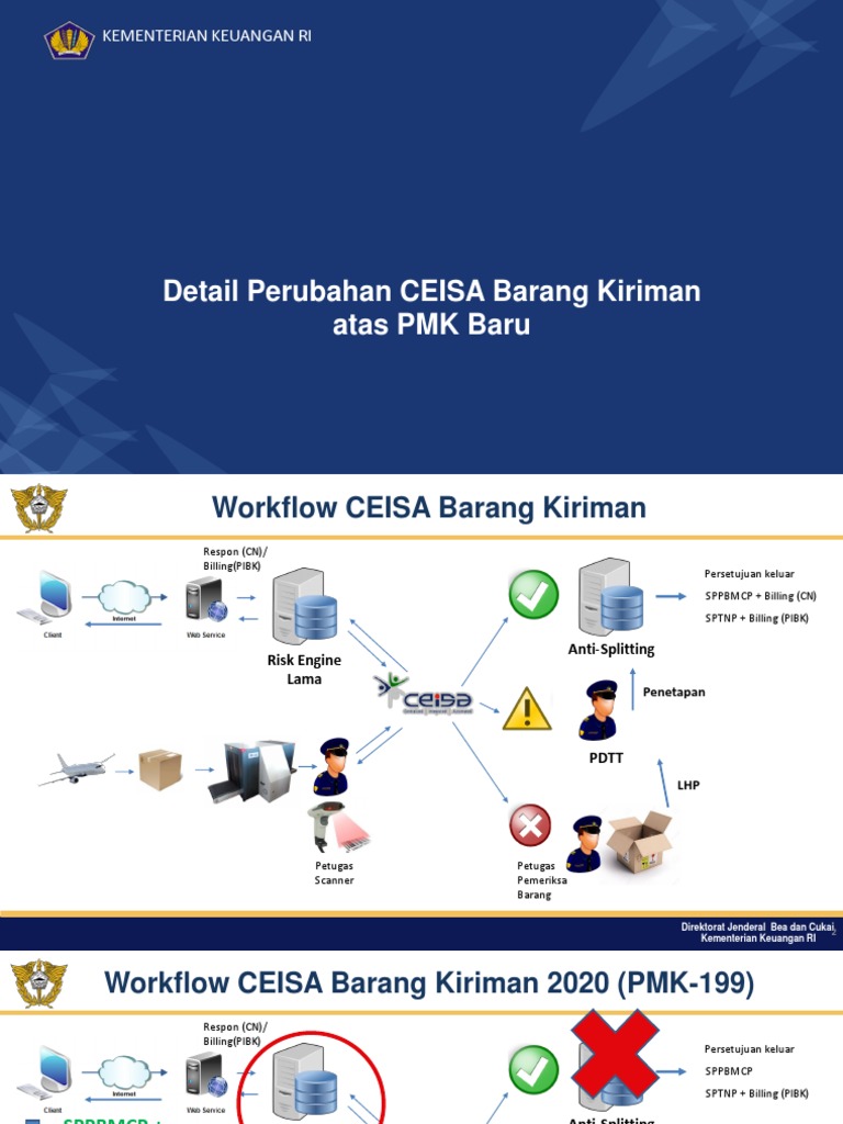 Perubahan Aplikasi Barang Kiriman PMK 2020 | PDF