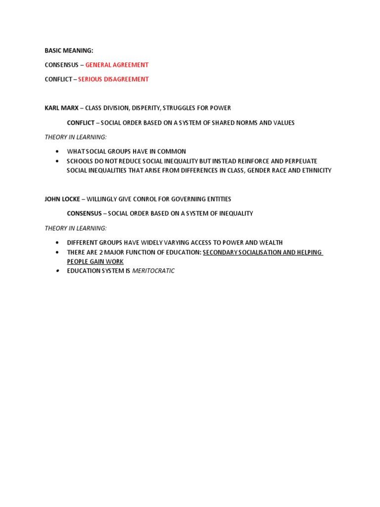 Consensus and Conflict | PDF