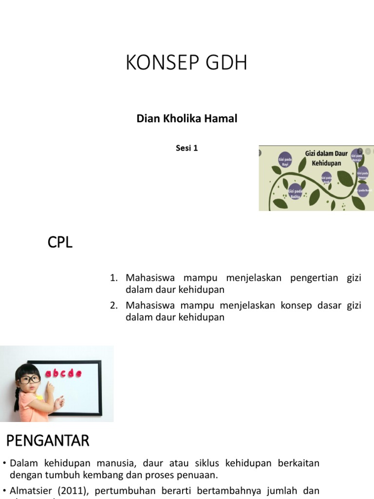 Sesi 1 - Konsep GDH | PDF