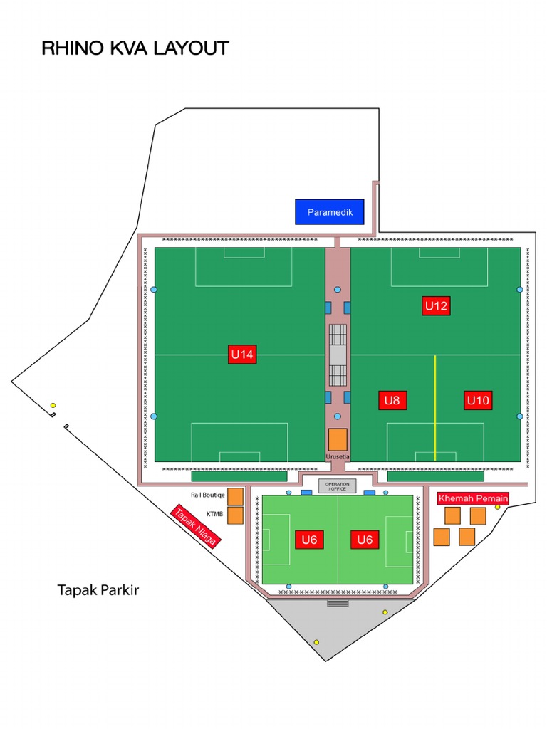 Layout Padang KV RHINO | PDF