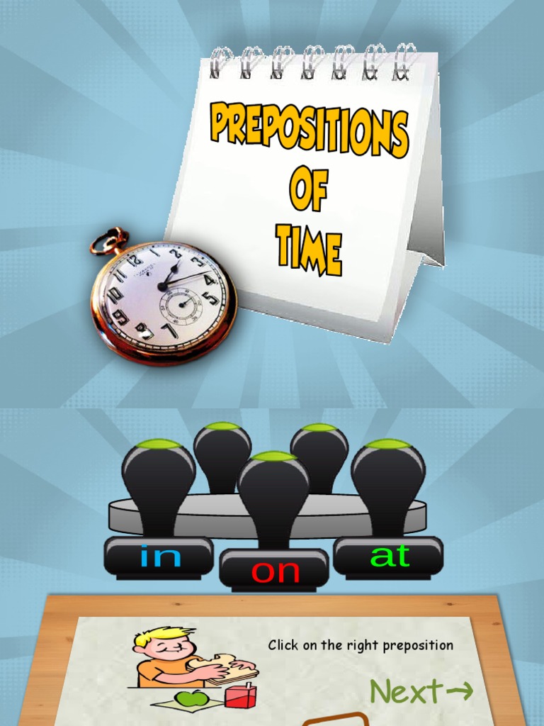 IN On at Prepositions-Of-Time-Hala | PDF