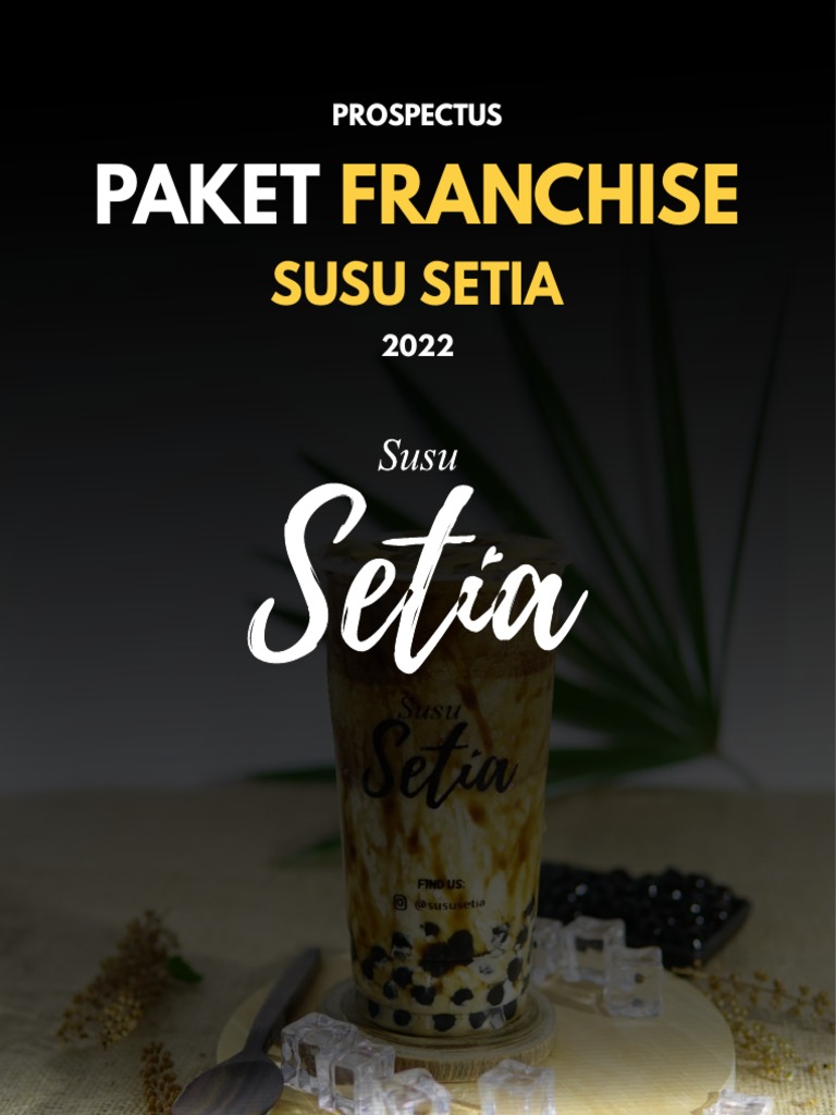 Franchise Susu Setia 2022 | PDF
