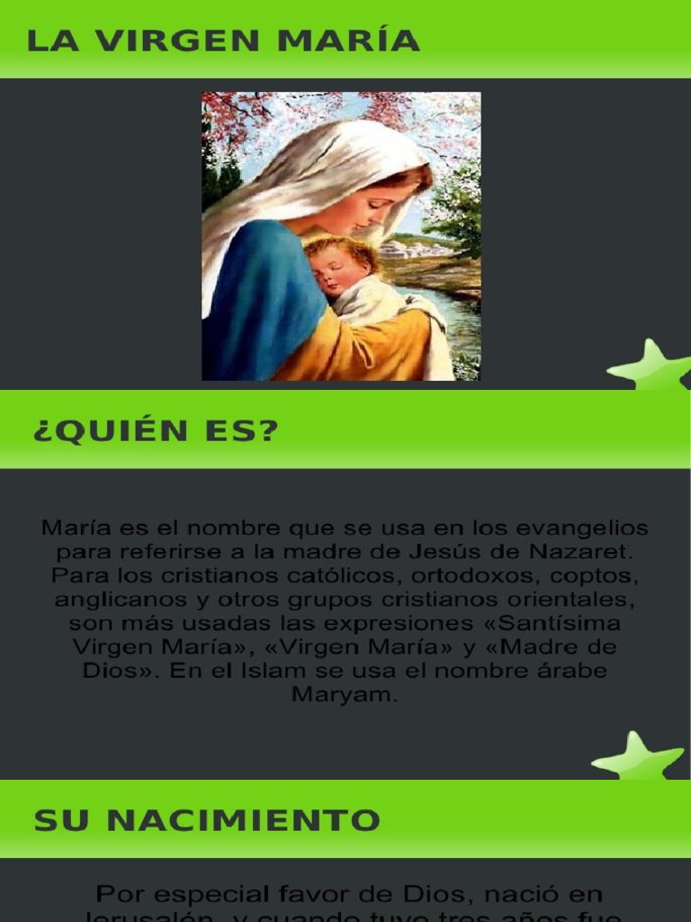 Virgen Maria Diapositivas | PDF