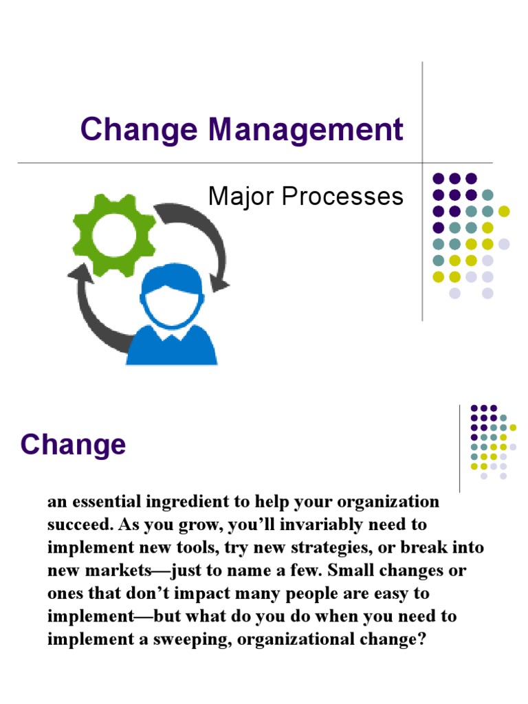Change Management | PDF | Change Management | Business