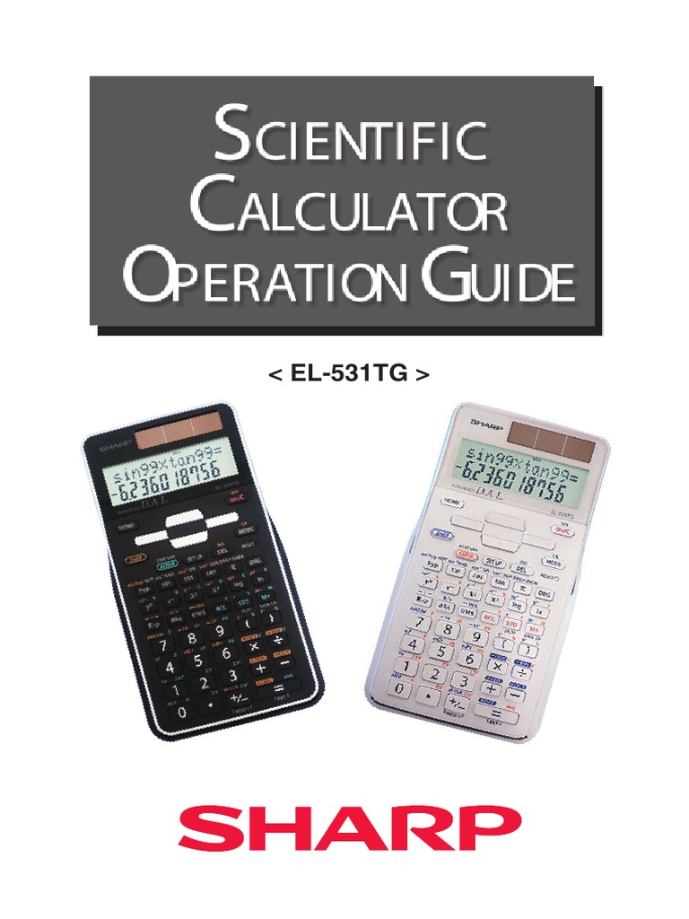 Scientific Calculator Operation Guide | PDF | Trigonometric Functions | Standard Deviation