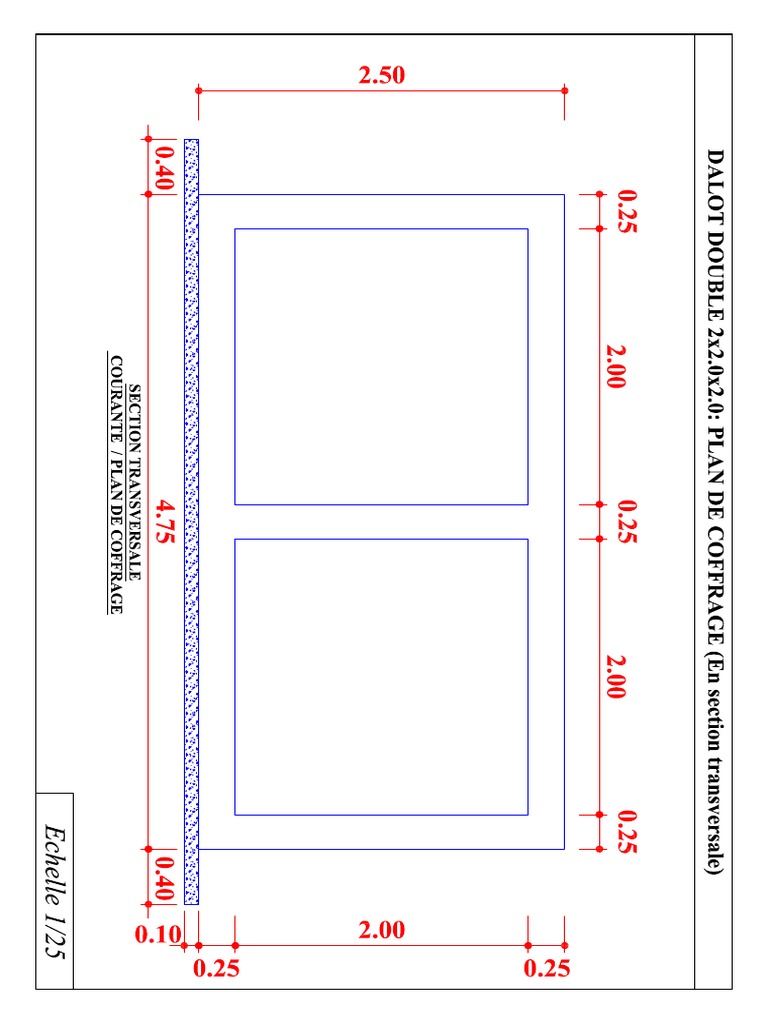 Plans Dalot Double - Ok | PDF