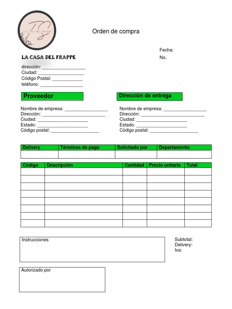 Formato de Compra | PDF