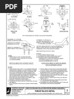Thrust Block Specifications and Dimensions | PDF | Concrete | Materials
