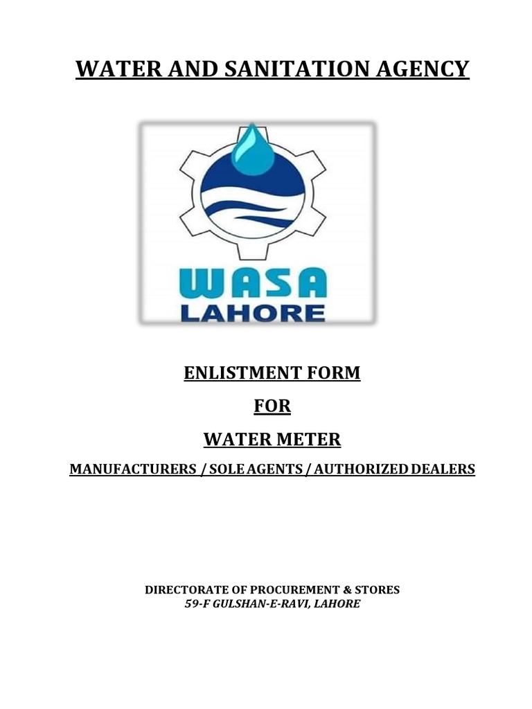 Water Meter Specifications | PDF | Flow Measurement | Valve