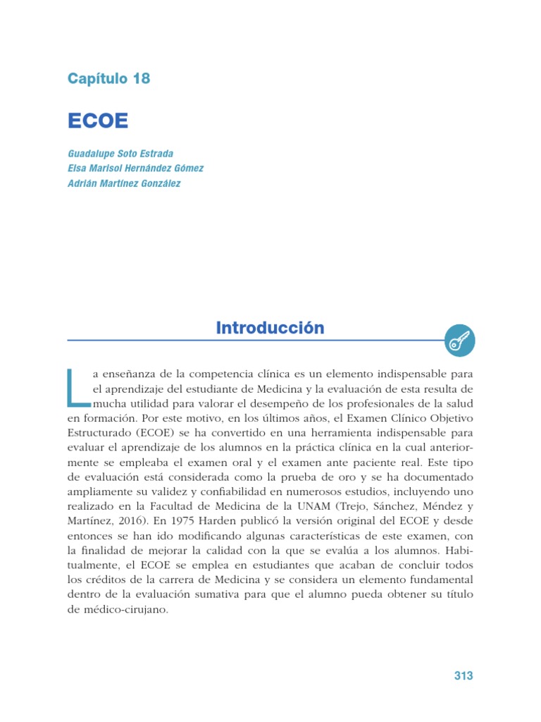 ECOE | PDF | Evaluación | Prueba (evaluación)